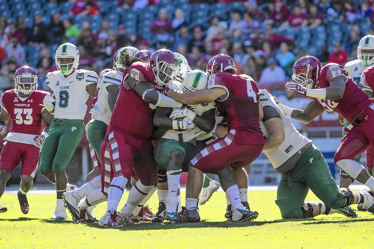 The perfect guy to give the pre-game prayer – Temple Football Forever