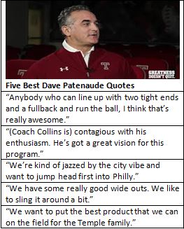 Patenaude’s Pudding – Temple Football Forever